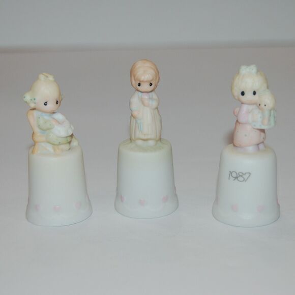 Precious Moments | Art | Vintage Precious Moments Thimbles Lot Of 3 984 ...